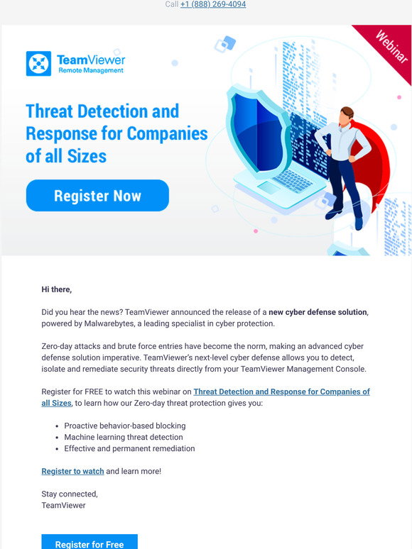 TeamViewer: [Free On-Demand Webinar] TeamViewer & Malwarebytes a brand ...