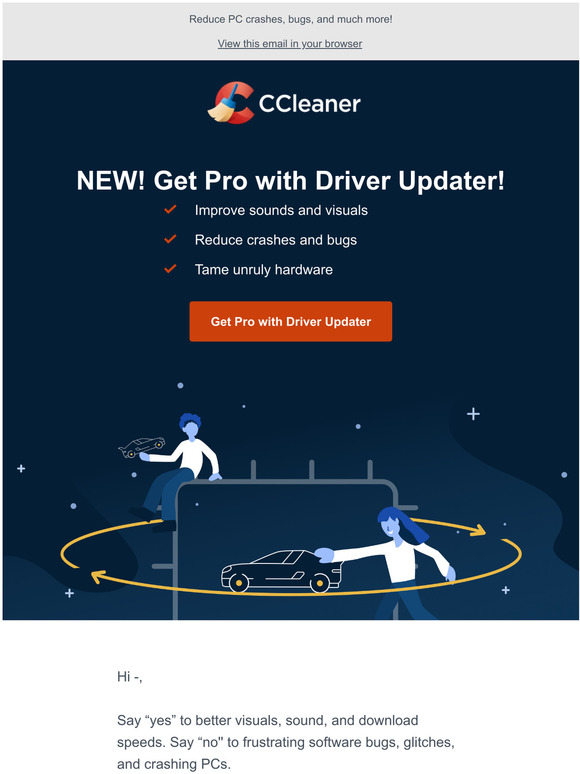 CCleaner: -NEW! Get CCleaner Pro with all-new Driver Updater! | Milled