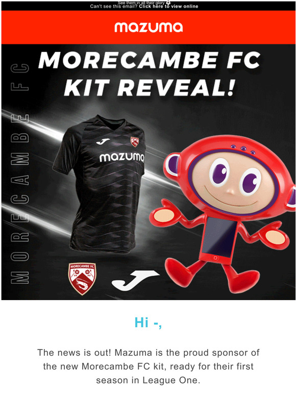 Mazuma Mobile: The Morecambe FC Kit Reveal | Milled