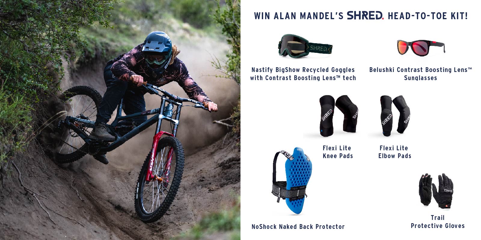 Shred: WIN Alan Mandel's MTB kit! | Milled