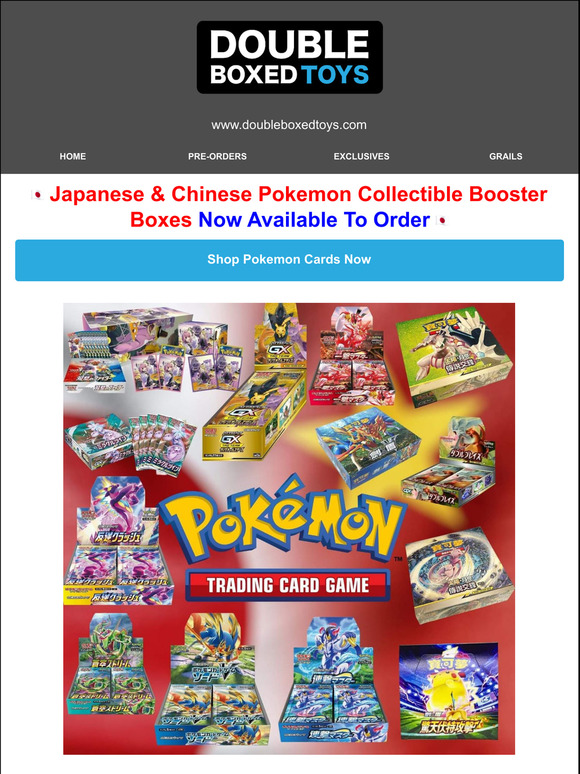 Double Boxed Toys: Japanese & Chinese Pokemon Collectible Booster Boxes ...