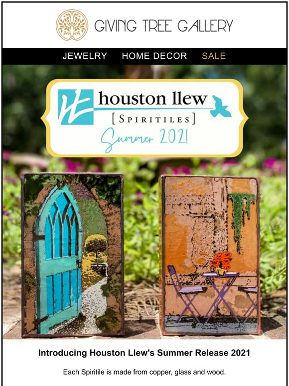 The Giving Tree Gallery: 2 New Houston Llew Spiritiles - Summer Release ...