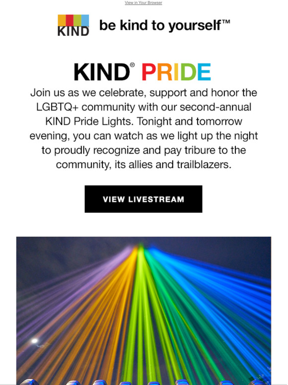 KIND: Live from New York, it's KIND Pride Lights! | Milled