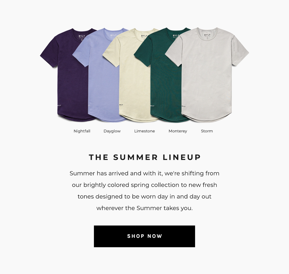 BYLT Basics: Meet the All New Summer Colors | Milled