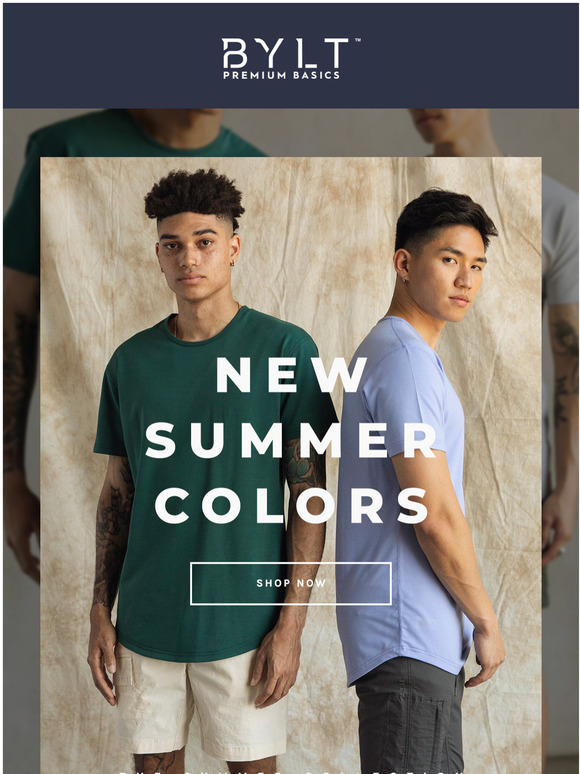 BYLT Basics: Meet the All New Summer Colors | Milled