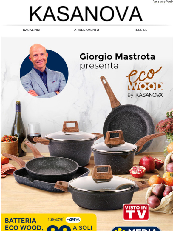 Kasanova: Eco Wood, la batteria vista in TV | Milled