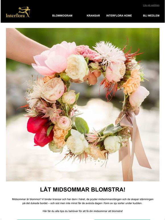 Interflora: Lat midsommar blomstra! | Milled