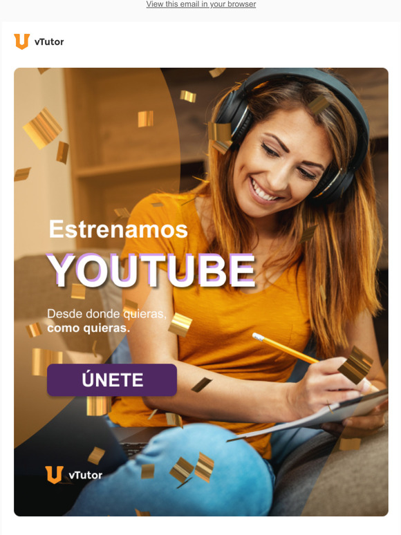 vTutor: Lo has visto? Ya tenemos canal de Youtube! | Milled