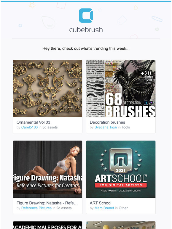 Cubebrush: Trending Products of the Week | Milled