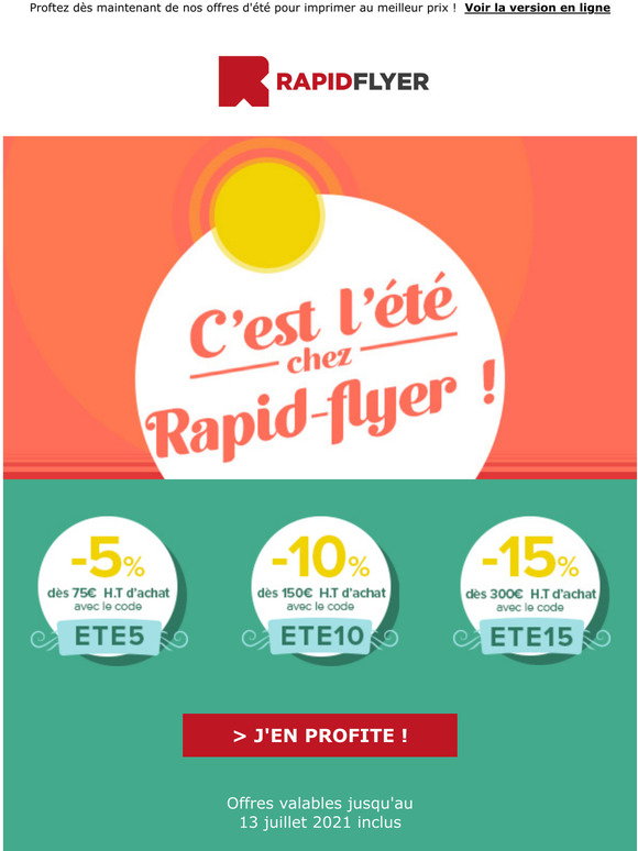 Rapid Flyer: -15% sur vos impressions professionnelles ! | Milled