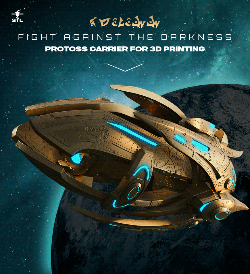 Gambody: Protoss Carrier has arrived for your 3D printing StarCraft ...
