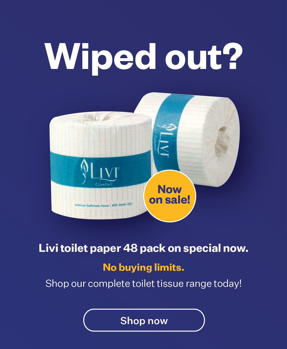 Staples: Wiped out? No buying limits on toilet paper. Shop the range ...