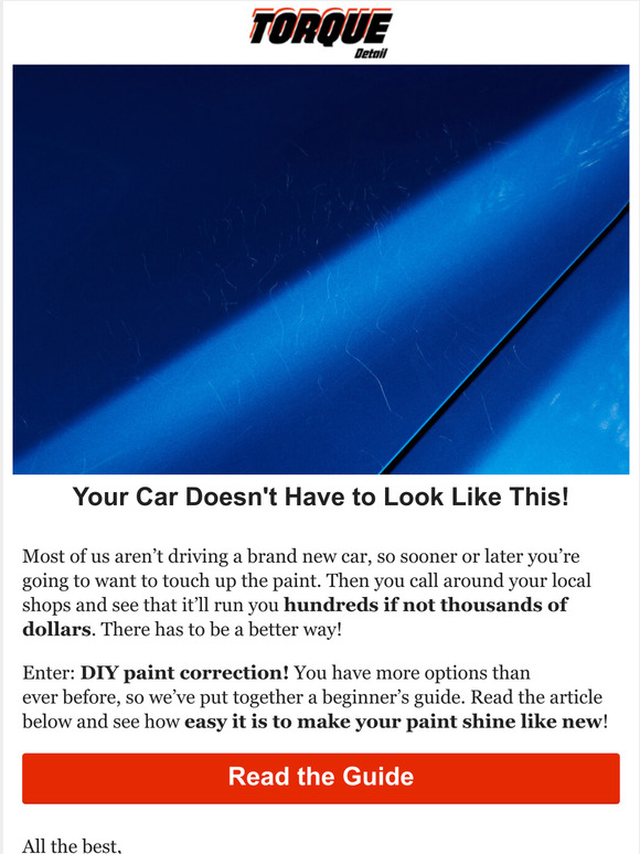 Torque Detail: Fix Your Paint with DIY Paint Correction | Milled