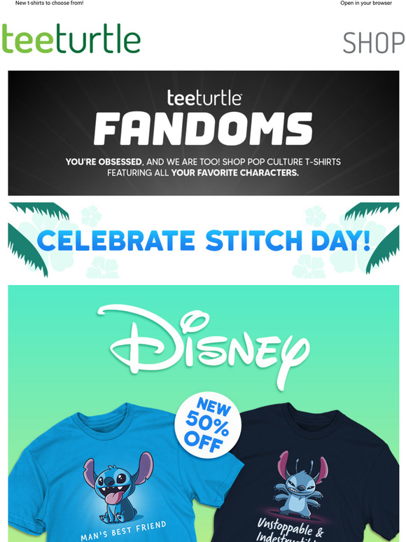 TeeTurtle: Celebrate Stitch Day! | Milled