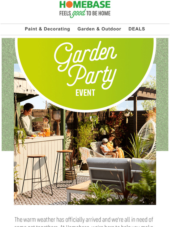 Homebase: The Garden Party event has arrived! | Milled