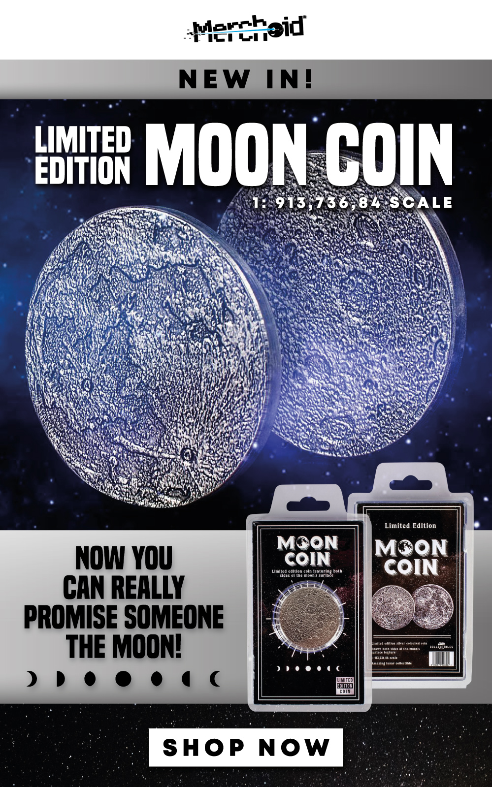 Merchoid: Limited edition coin | Milled