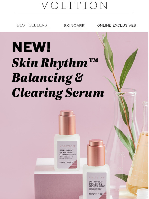 Volition Beauty: NEW: Skin Rhythm Balancing & Clearing Serum | Milled