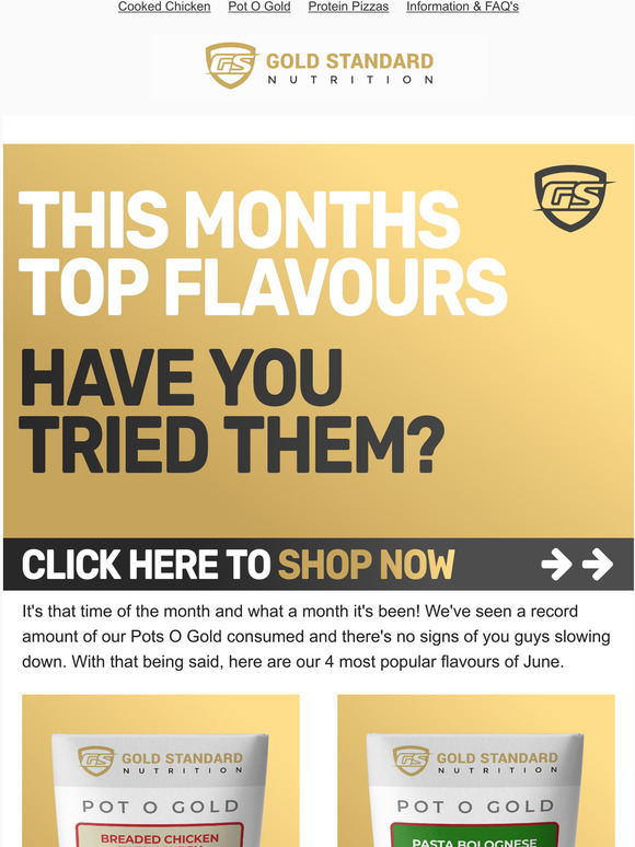 Gold Standard Nutrition: Have you tried these flavours? | Milled