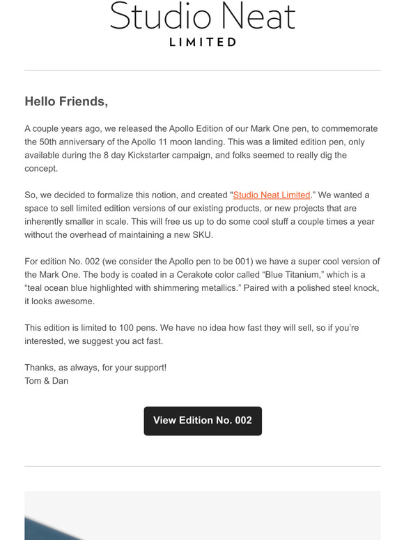 Studio Neat: Introducing: Studio Neat Limited | Milled