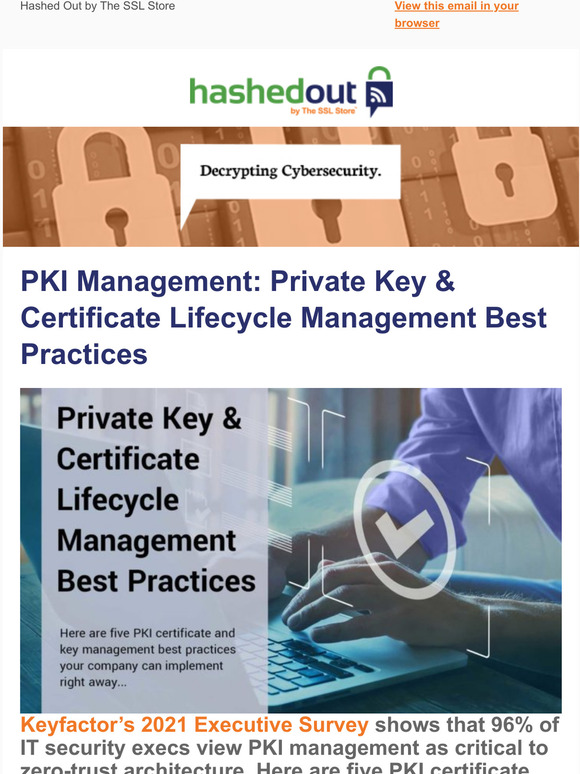 The SSL Store: PKI Management: Private Key & Certificate Lifecycle ...