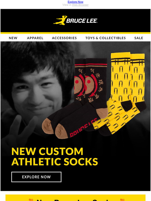 Bruce Lee: A Bruce Lee Family Store Exclusive | New Socks Available ...