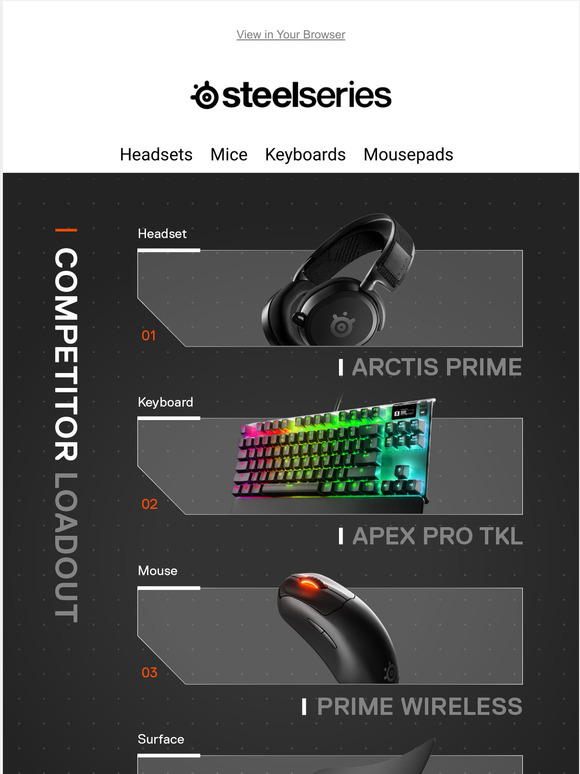 Steelseries: Know The Loadout: Competitor | Milled
