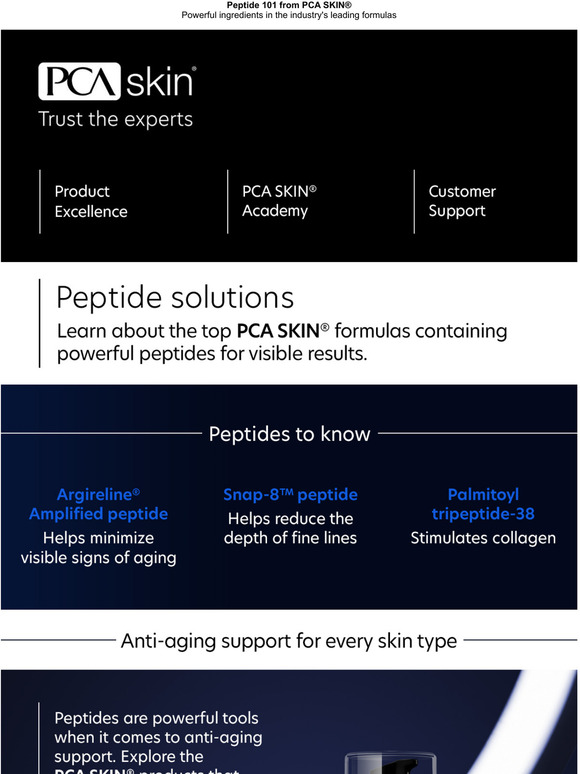 PCA Skin: Ingredient Feature: All About Peptides | Milled