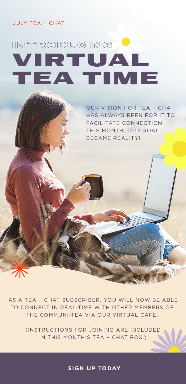 Tea Drops: Introducing Virtual Tea Time | Milled