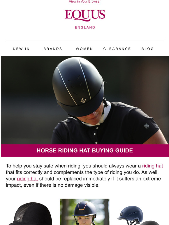 Equus: Our Favourite Safety Week Riding Hats | Choose The Right Riding ...