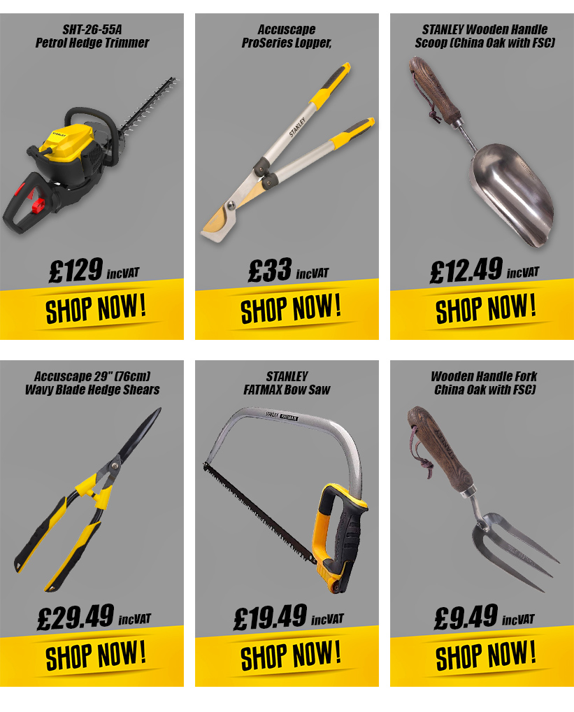 Trade Counter Direct: Stanley Garden Tools - Shop Now | Milled