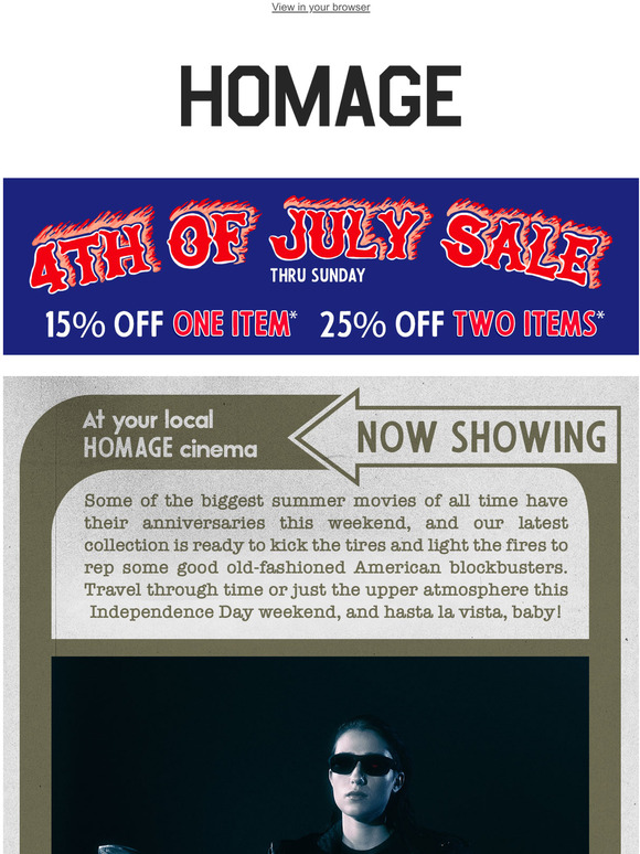 Homage: Aliens. Killer robots. Time travel. Any questions? | Milled