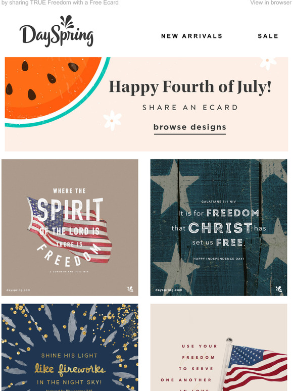 DaySpring: Celebrate America's Birthday this 4th of July | Milled