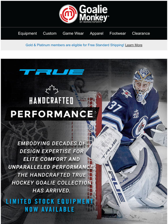 GoalieMonkey: True by Lefevre stock equipment now available. Hurry ...