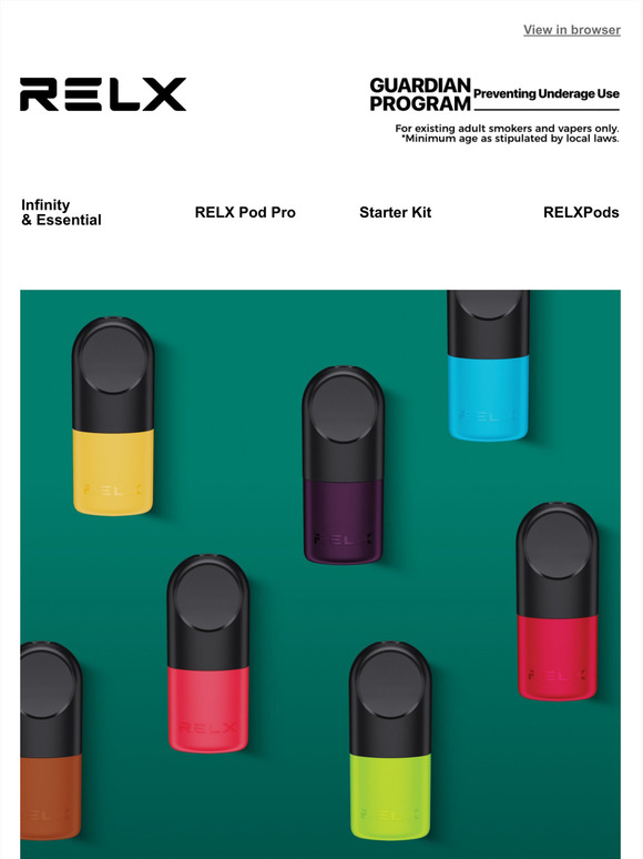 RELX: 2-Packed Pods for RELX Pod Pro Are Online Now! | Milled