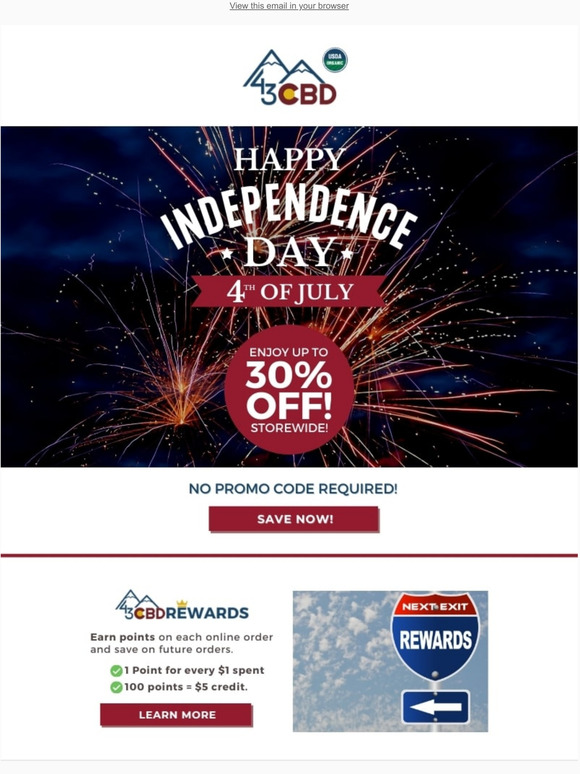 43 CBD Solutions: Stars, Stripes, & Savings! | Milled