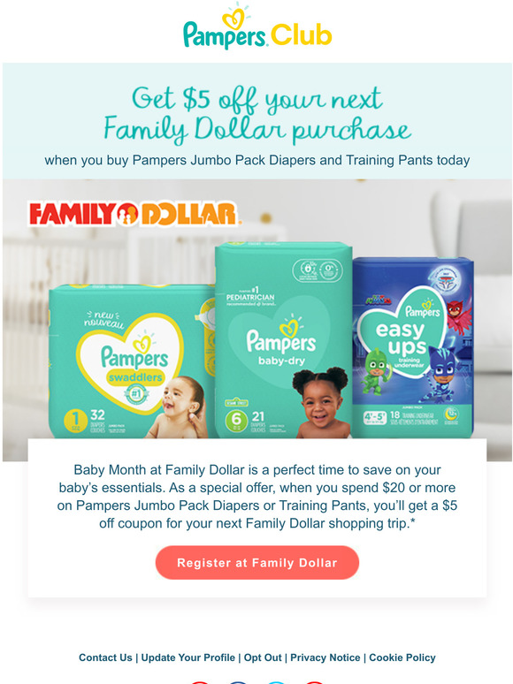 Pampers: Jumbo Packs will save you $5 | Milled