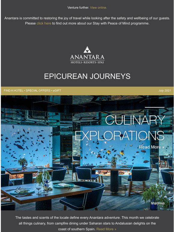 Anantara Hotels, Resorts & Spas: July edition: Discover the flavours of ...