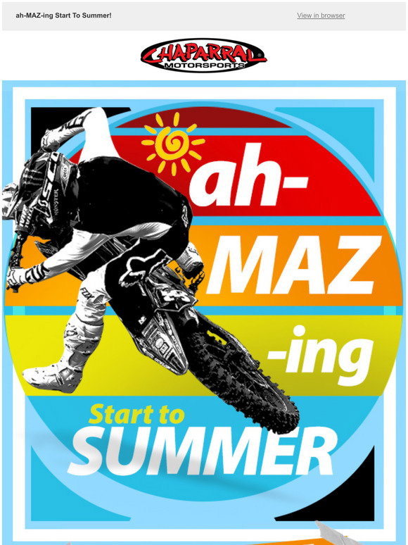Chaparral Motorsports: Ah-Maz-Ing Start To Summer Riding! | Milled