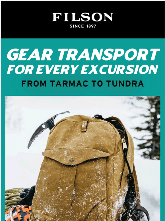Filson: Year-Round Adventure Packs | Milled