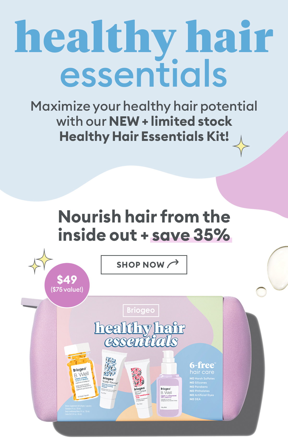 Briogeo: Limited-Edition! Save 35% on Healthy Hair Essentials, and win ...