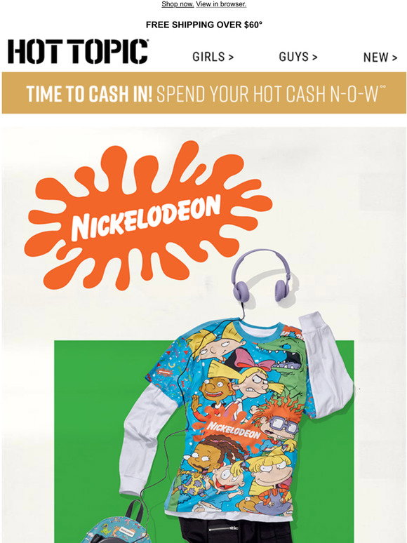 Hot Topic: Grab the remote & tune into our NEW Nickelodeon '90s ...