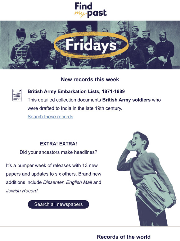 Findmypast: Trace family stories across continents | Milled