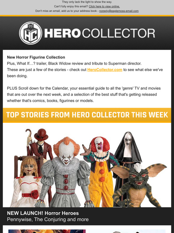 Eaglemoss: HC News | New Horror Figurine Collection | Milled