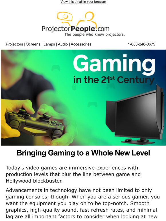 Projector People: Projector People Gaming Technology | Milled