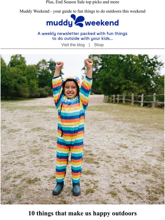 Muddy Puddles: 10 things that make us happy outdoors | Milled