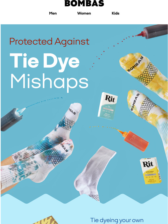 Bombas: Bombas Are Protected Against Tie Dye Disasters | Milled