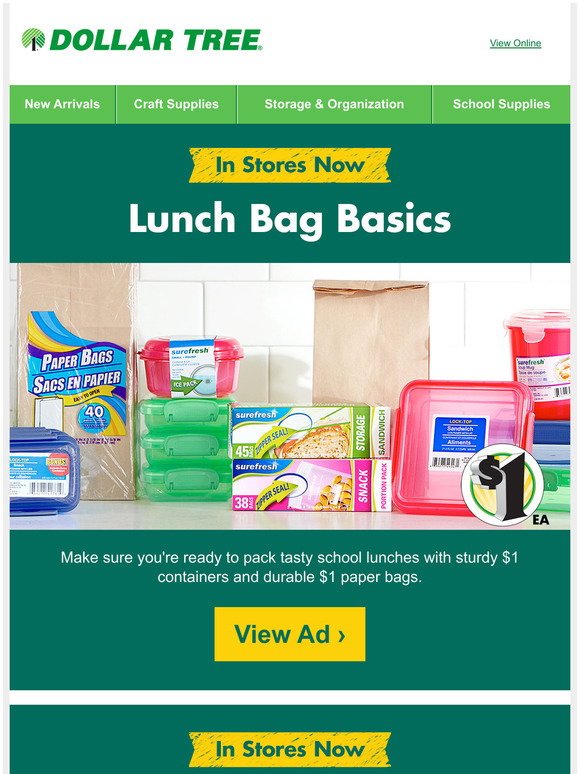 Dollar Tree: -Lets Do Lunch! | Milled