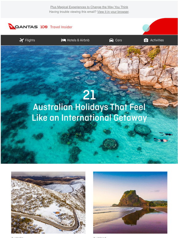 Qantas: 21 Australian Holidays That Feel Like an International Getaway ...