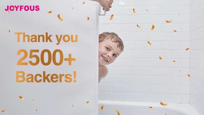 Indiegogo: Update #7 from JoyFous Retractable Rolling Shower Screen ...