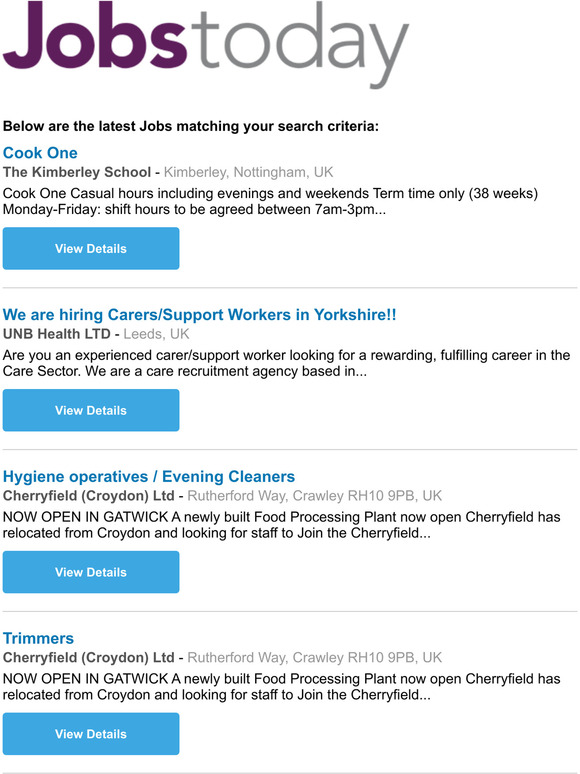 Jobstoday: Your daily Job Alert from JobsToday | Milled